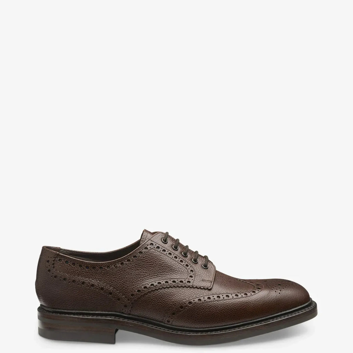 Badminton Dark Brown Grain – Loake Shoemakers